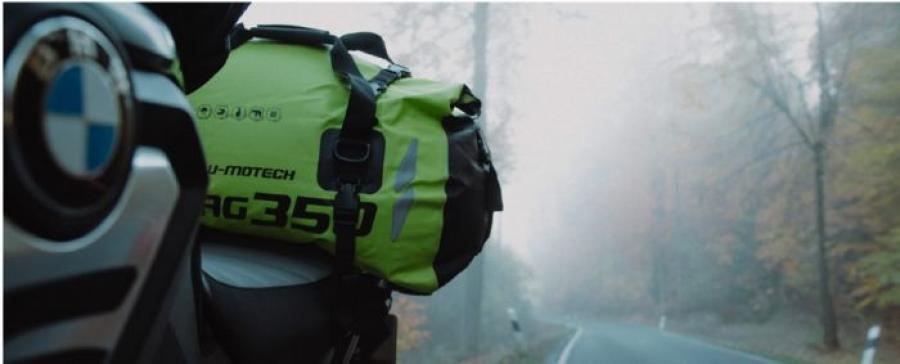 SW-Motech®️ 350 35L Roll-Top Hi- Viz Yellow Dry Bag - British ...