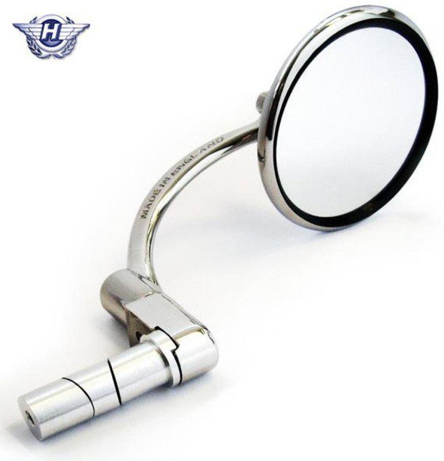 Motorcycle Mirrors Made in the UK by Halcyon available in the USA.
