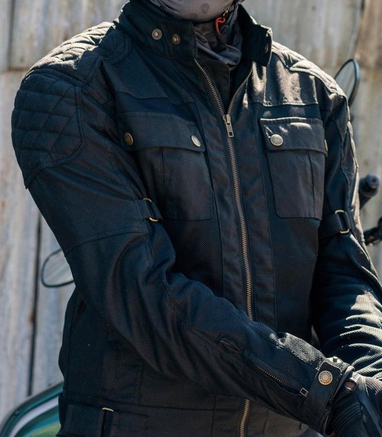 Merlin Shenstone Air Cotec D3O® Jacket Black - British Motorcycle Gear